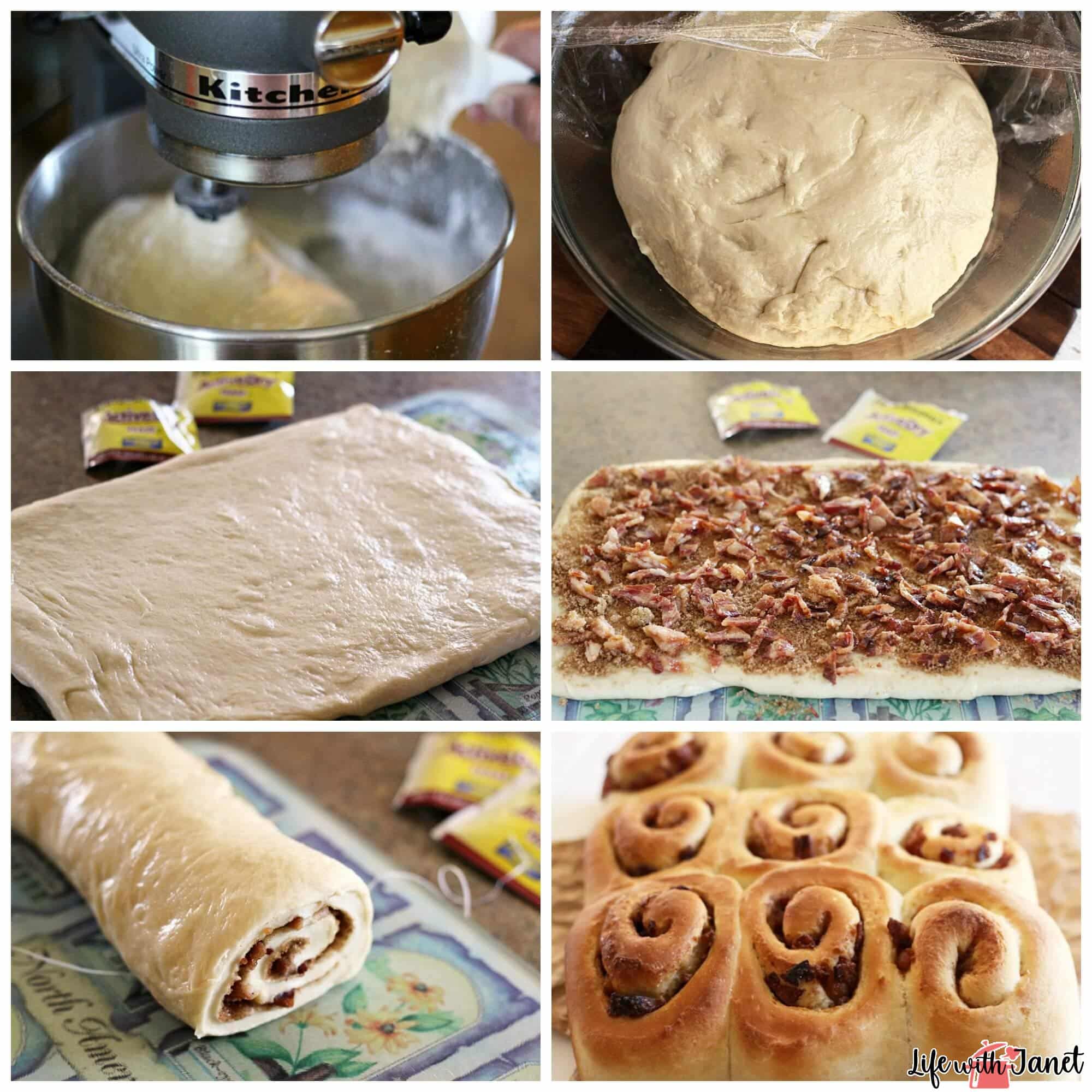 Candied Bacon Cinnamon Rolls
