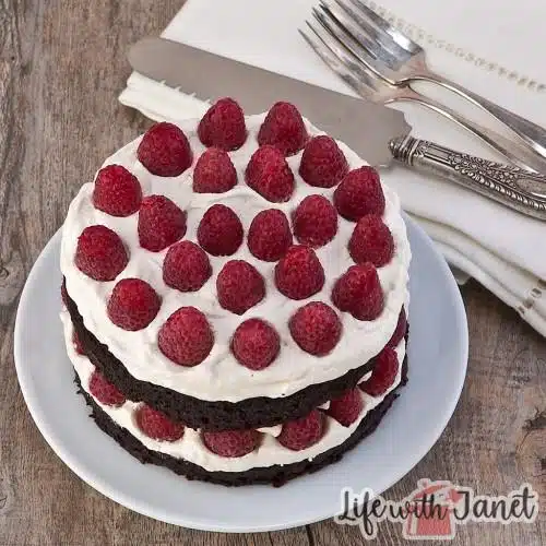 Chocolate Framboise Layer Cake