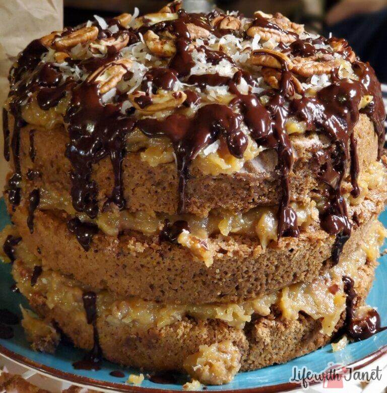German chocolate cake