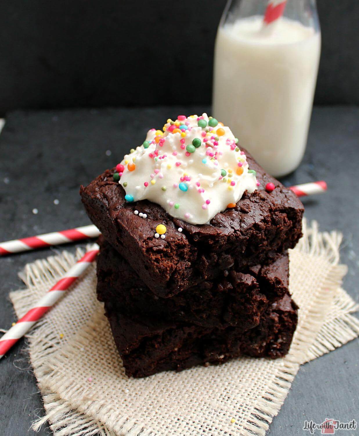5 Ingredient Hot Cocoa Mix Microwave Brownies
