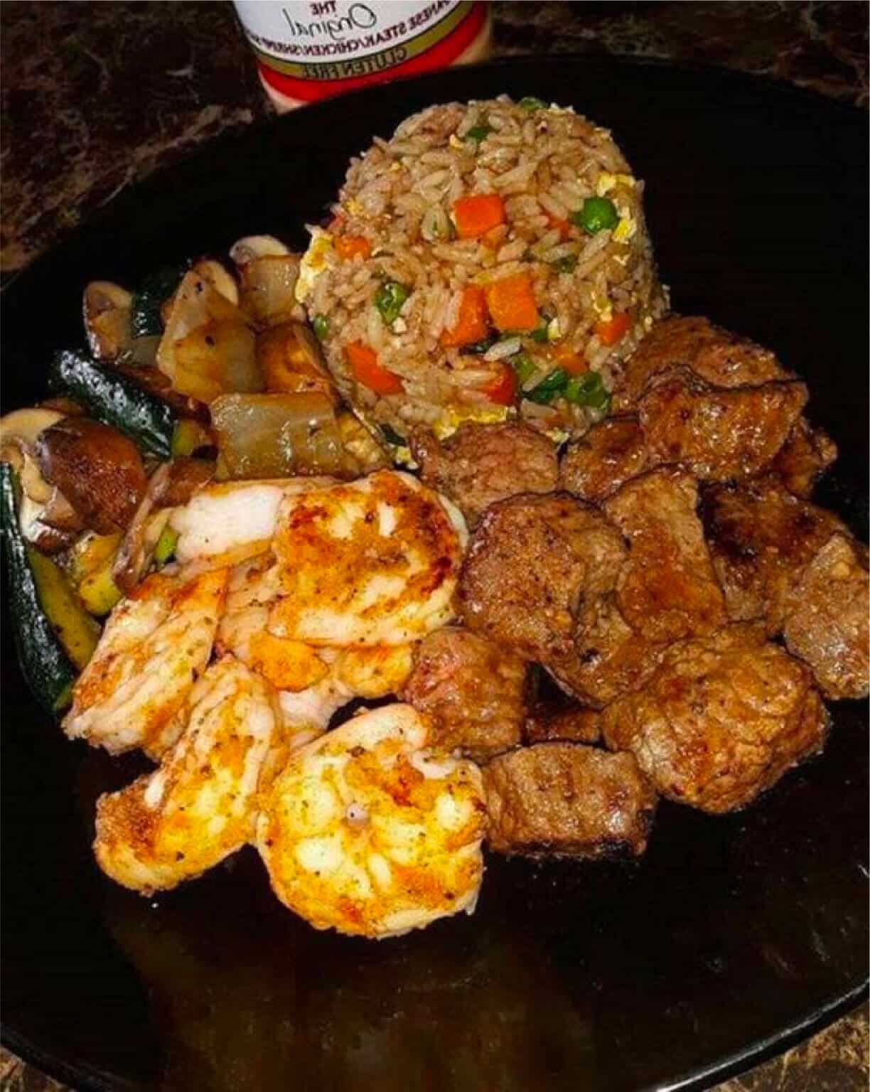 Hibachi Style Chicken Fried Rice