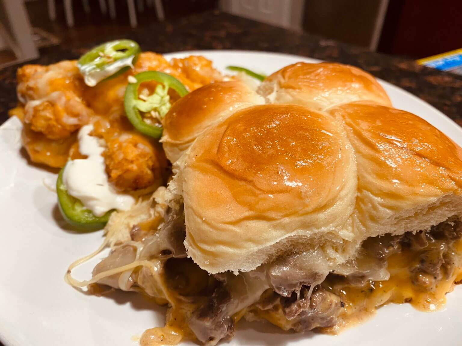 Easy Philly Cheesesteak Sliders