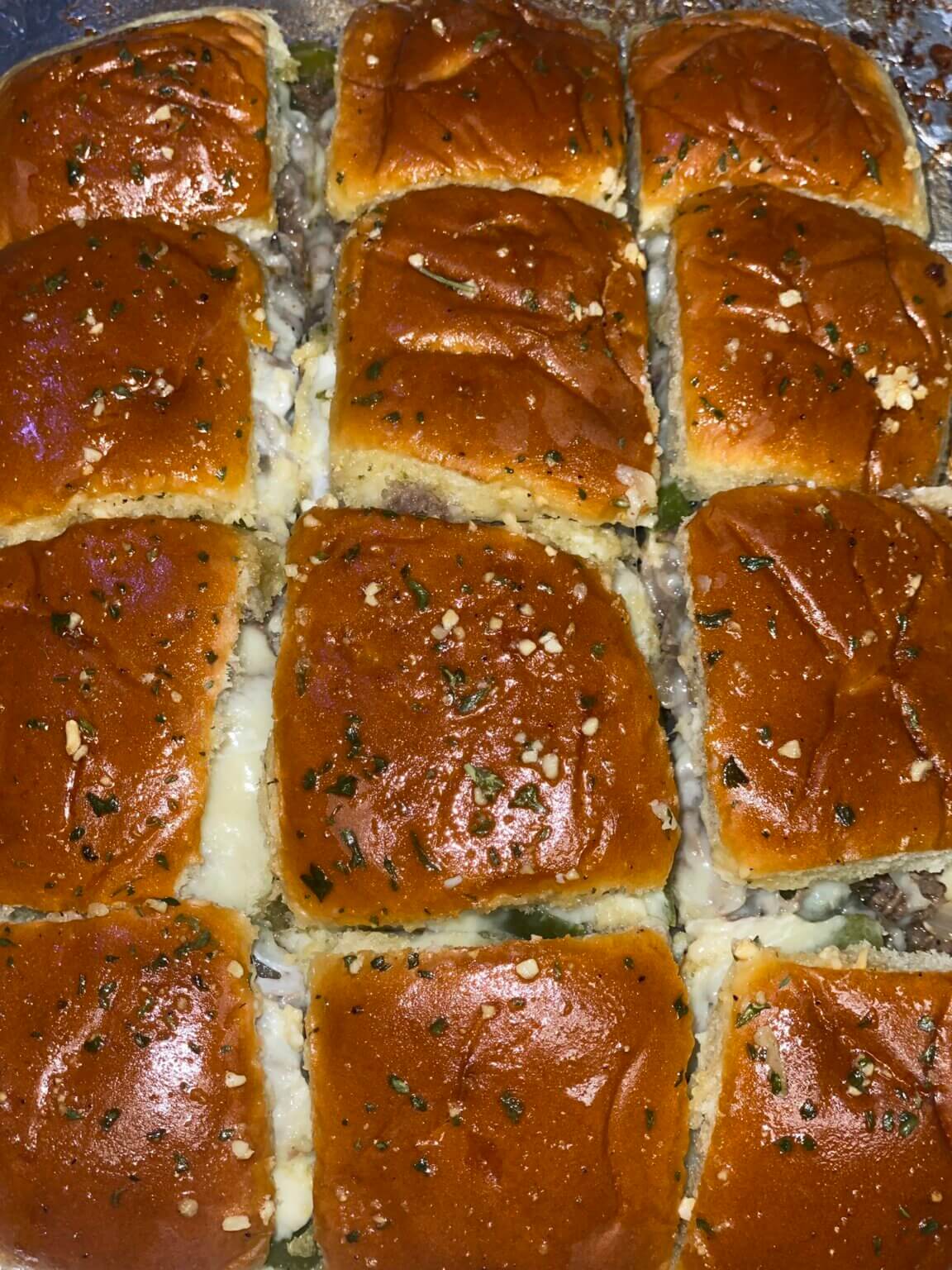 Easy Philly Cheesesteak Sliders