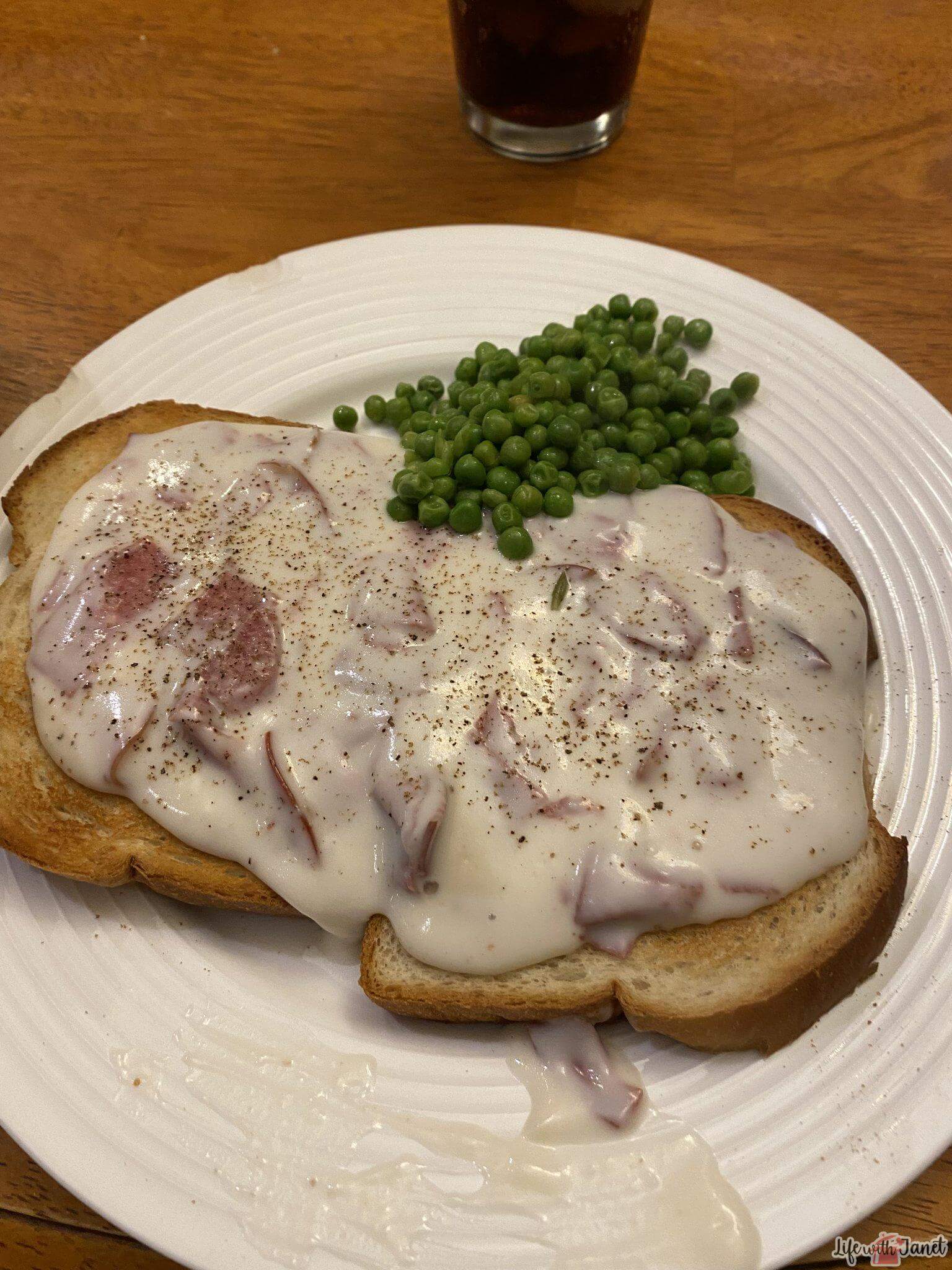 Creamed Chipped Beef on Toast