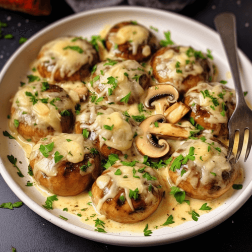 Garlic Parmesan Mushrooms