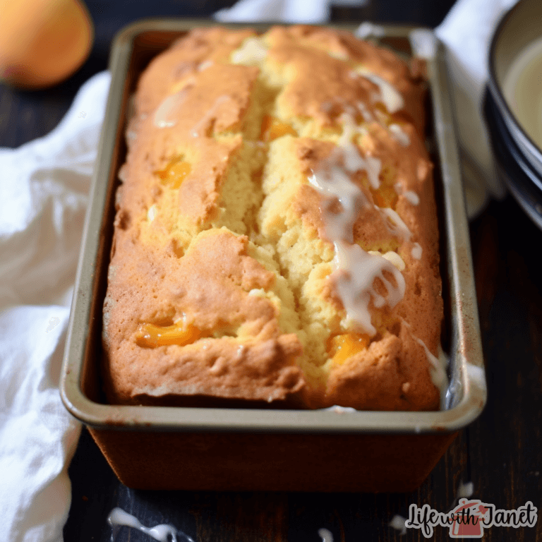 Peaches And Cream Cheese Loaf