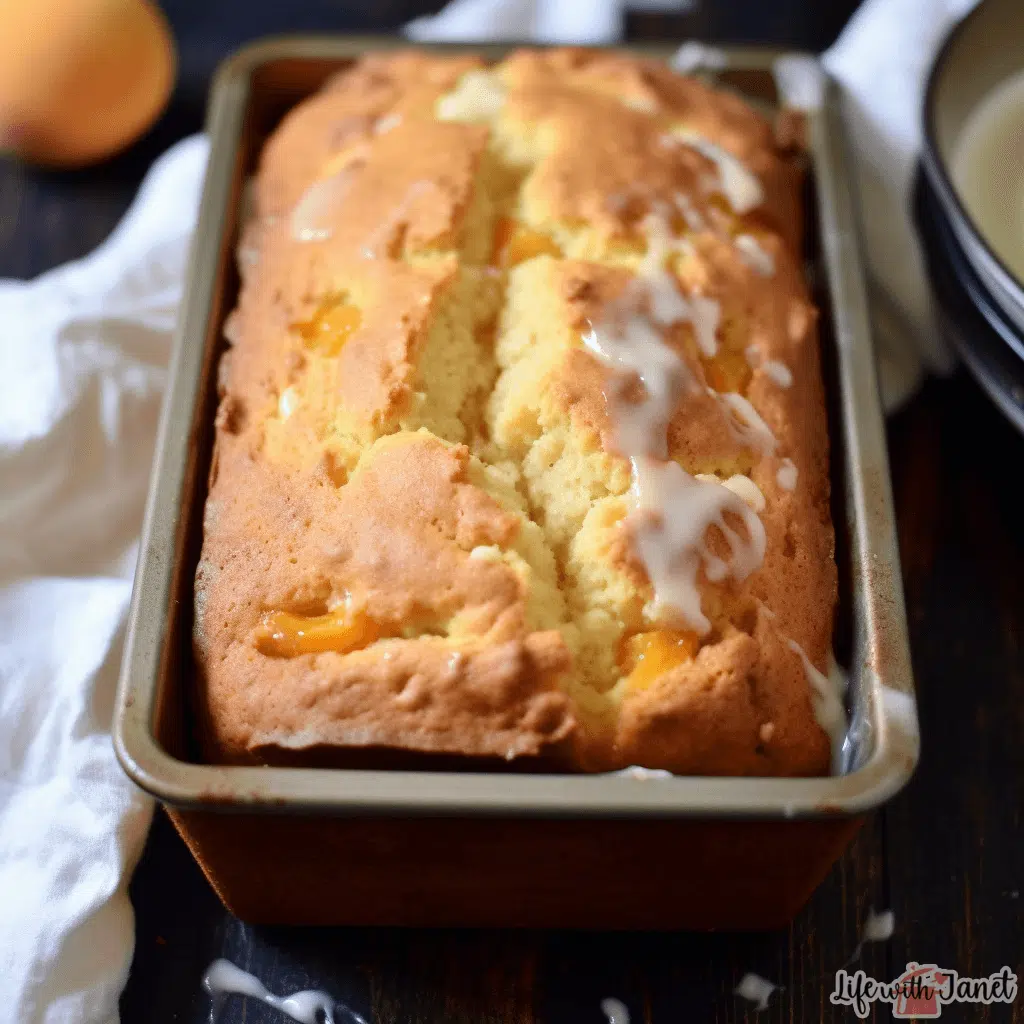 Peaches & Cream Cheese Loaf