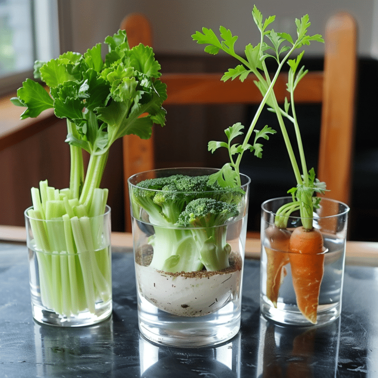 Re-Grow Your Own Vegetables from Scraps