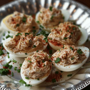 Tuna Deviled Eggs