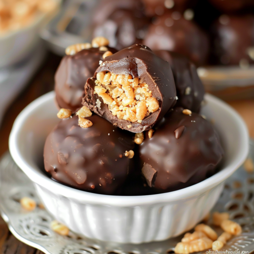 Chocolate Rice Krispie Balls