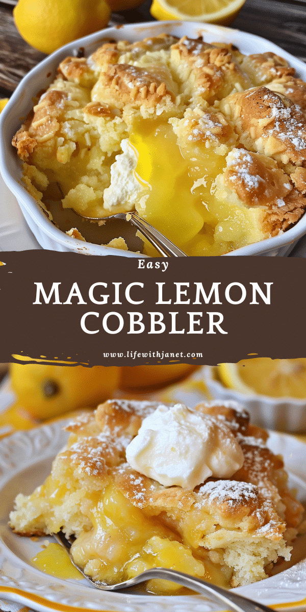 Magic Lemon Cobbler