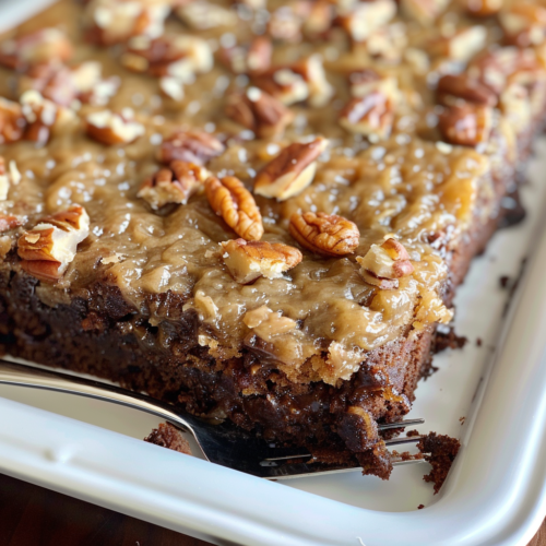 German Chocolate Sheet Cake