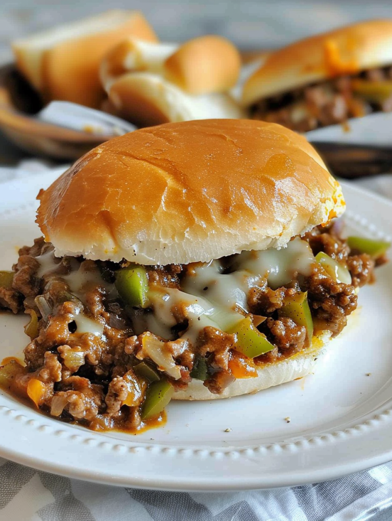 Philly Cheesesteak Sloppy Joes
