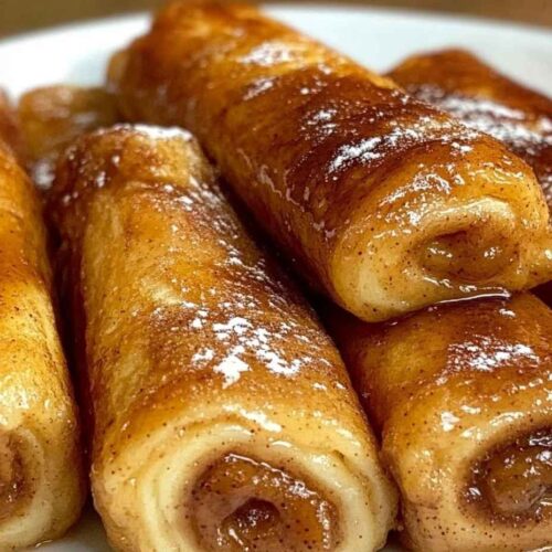 Cinnamon Roll French Toast Roll-Ups