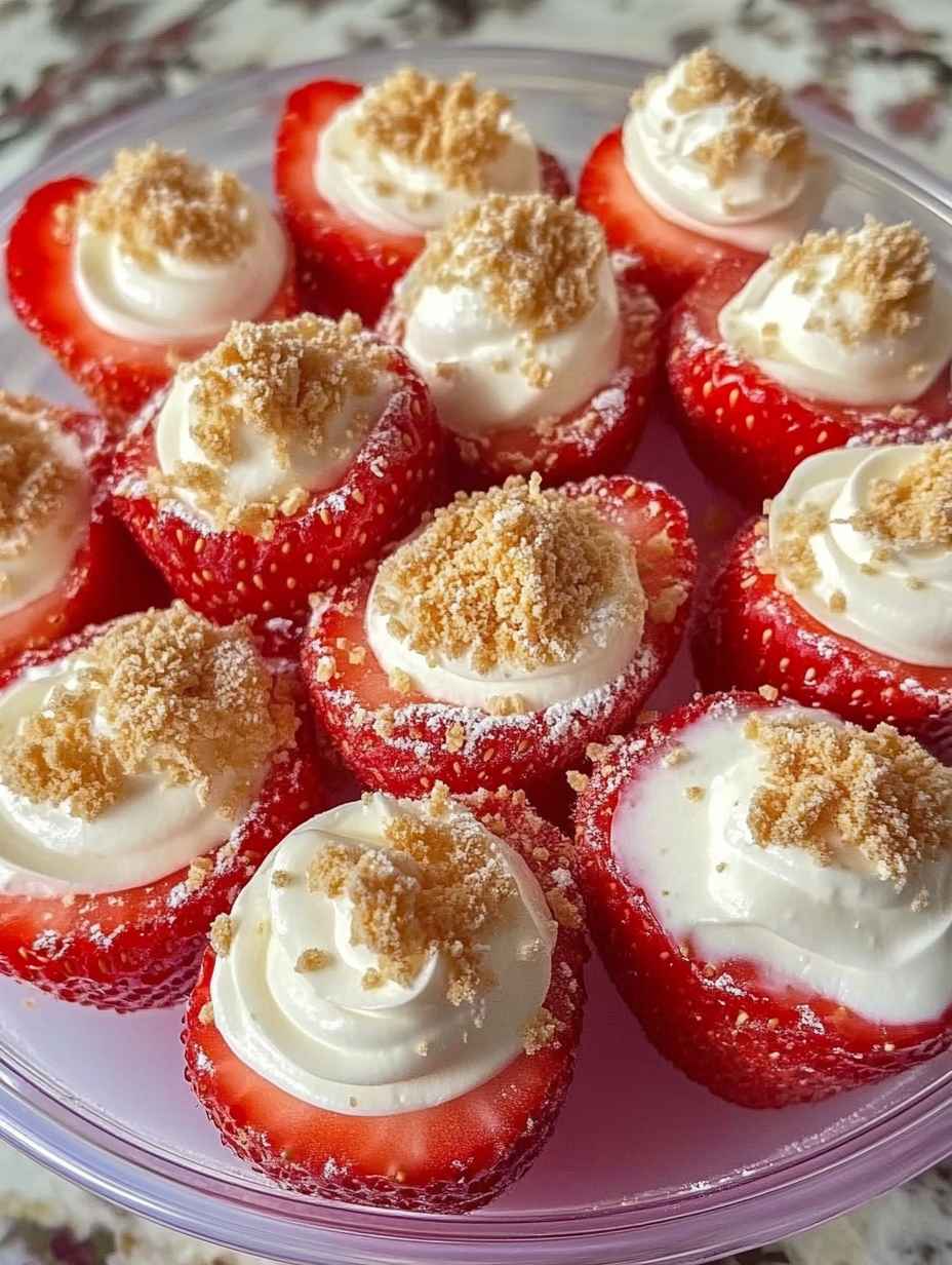 Cheesecake Deviled Strawberries