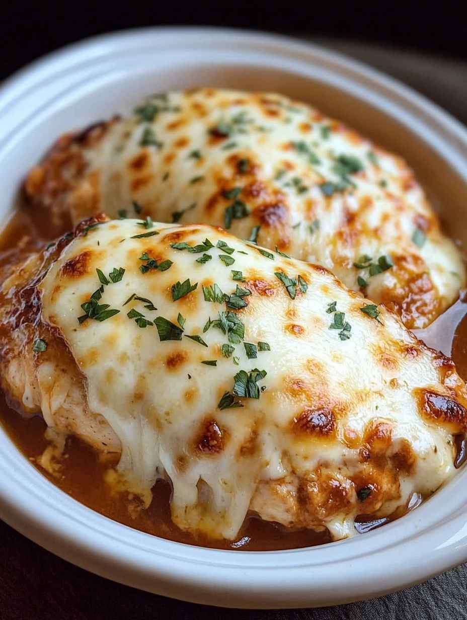 Slow Cooker Cheesy Mozzarella Chicken