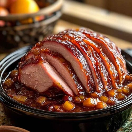 Slow Cooker Amish Christmas Ham