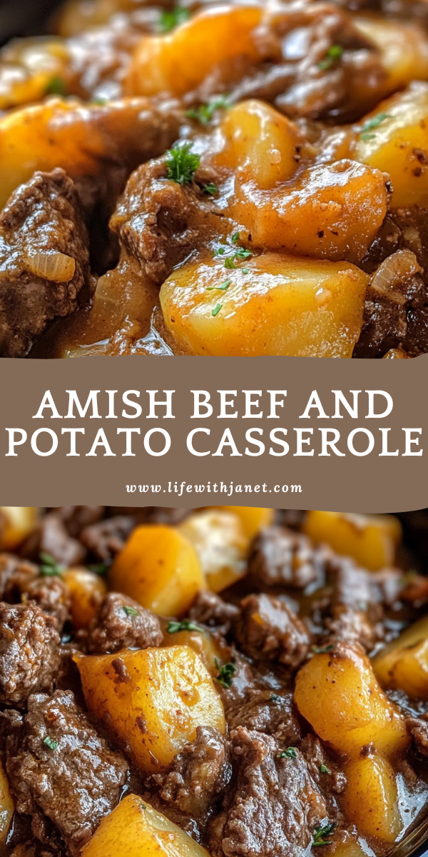 Old-Fashioned Amish Beef and Potato Casserole