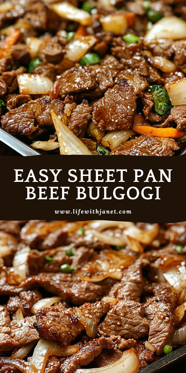 Easy Sheet Pan Beef Bulgogi
