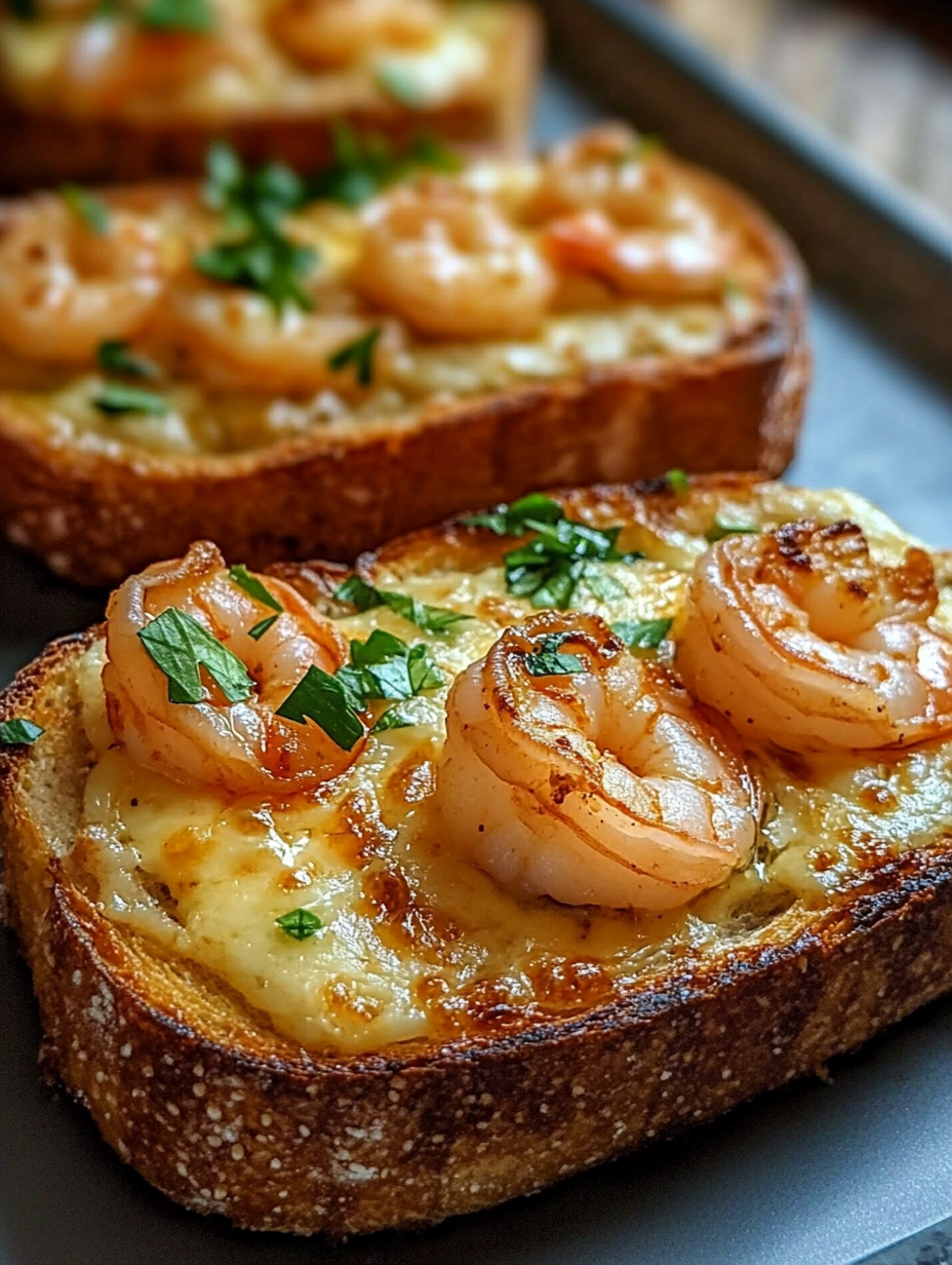 Cheesy Shrimp Toast