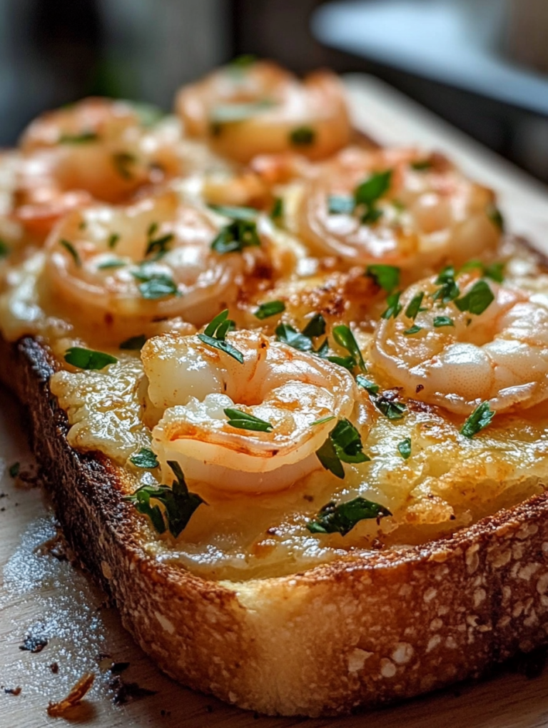 Cheesy Shrimp Toast