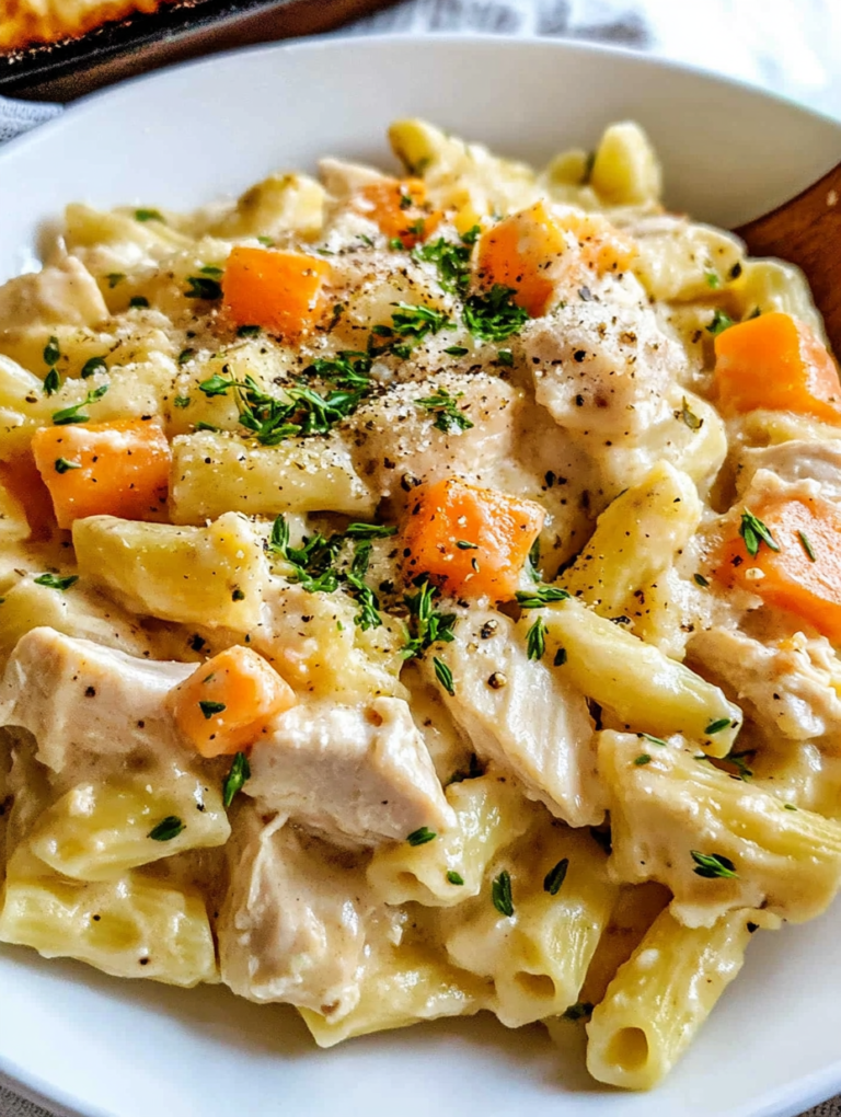 Creamy Chicken Pot Pie Pasta