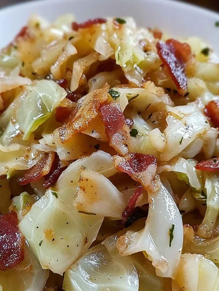 Fried Cabbage with Bacon