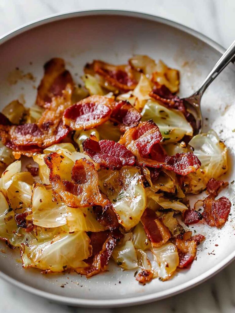 Fried Cabbage with Bacon