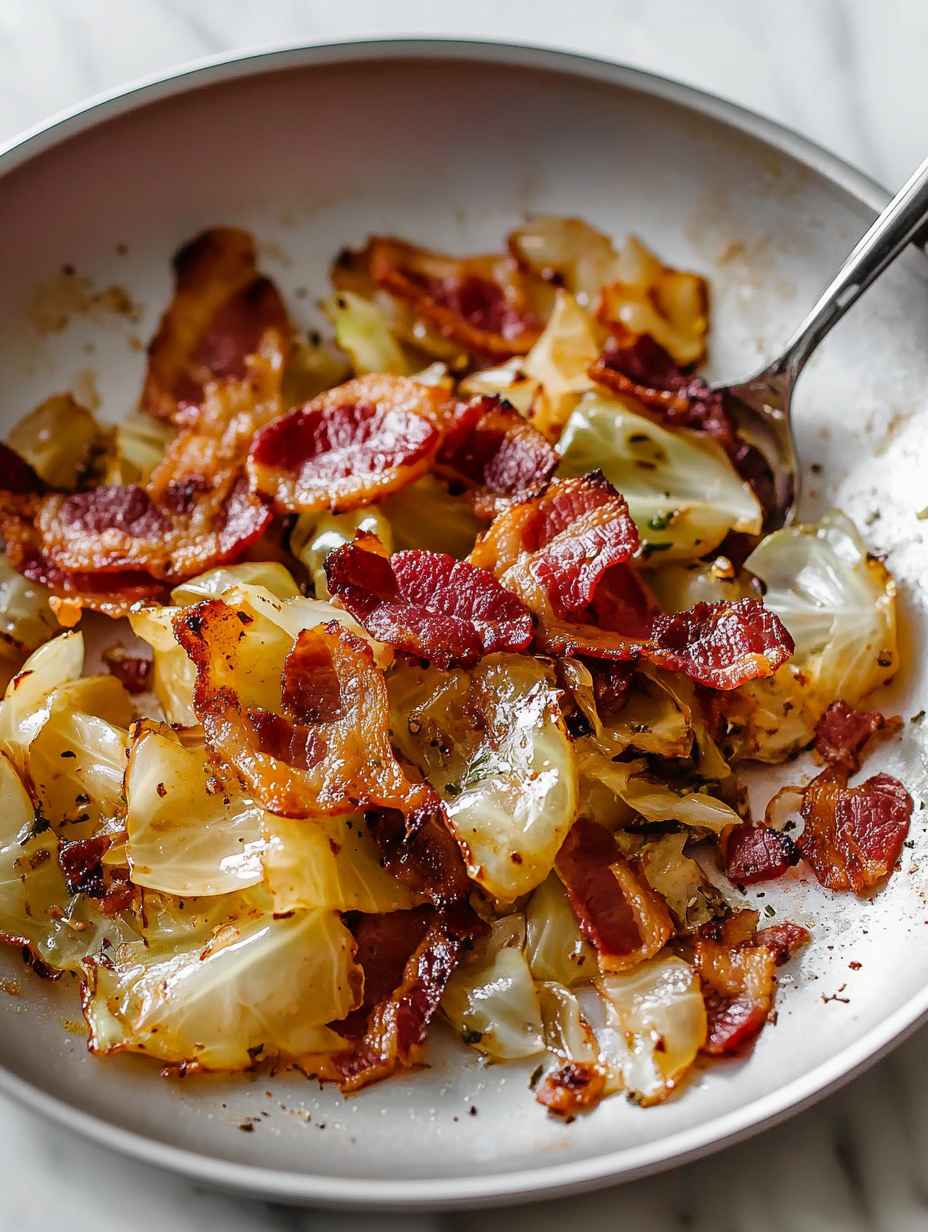 Fried Cabbage with Bacon