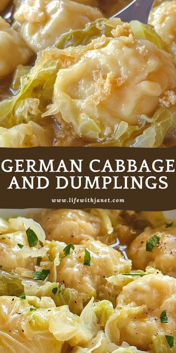 German Cabbage and Dumplings
