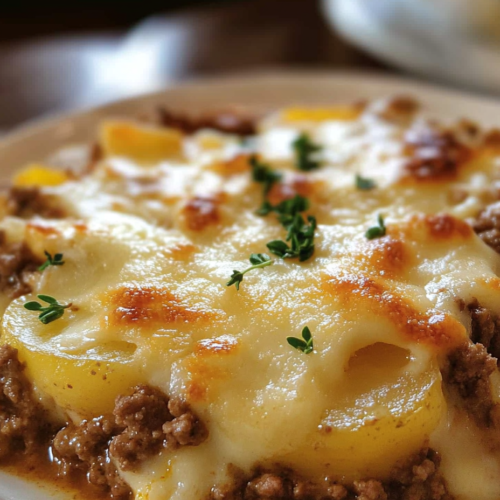 Ground Beef and Potato Bake