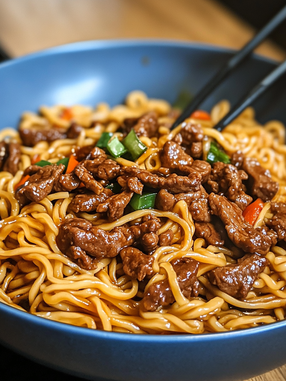 Hoisin Beef Noodles