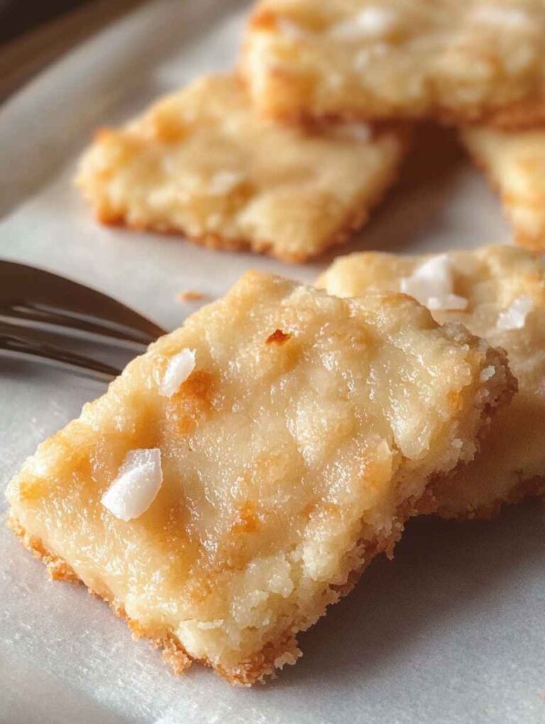 Easy Coconut Shortbread Cookies