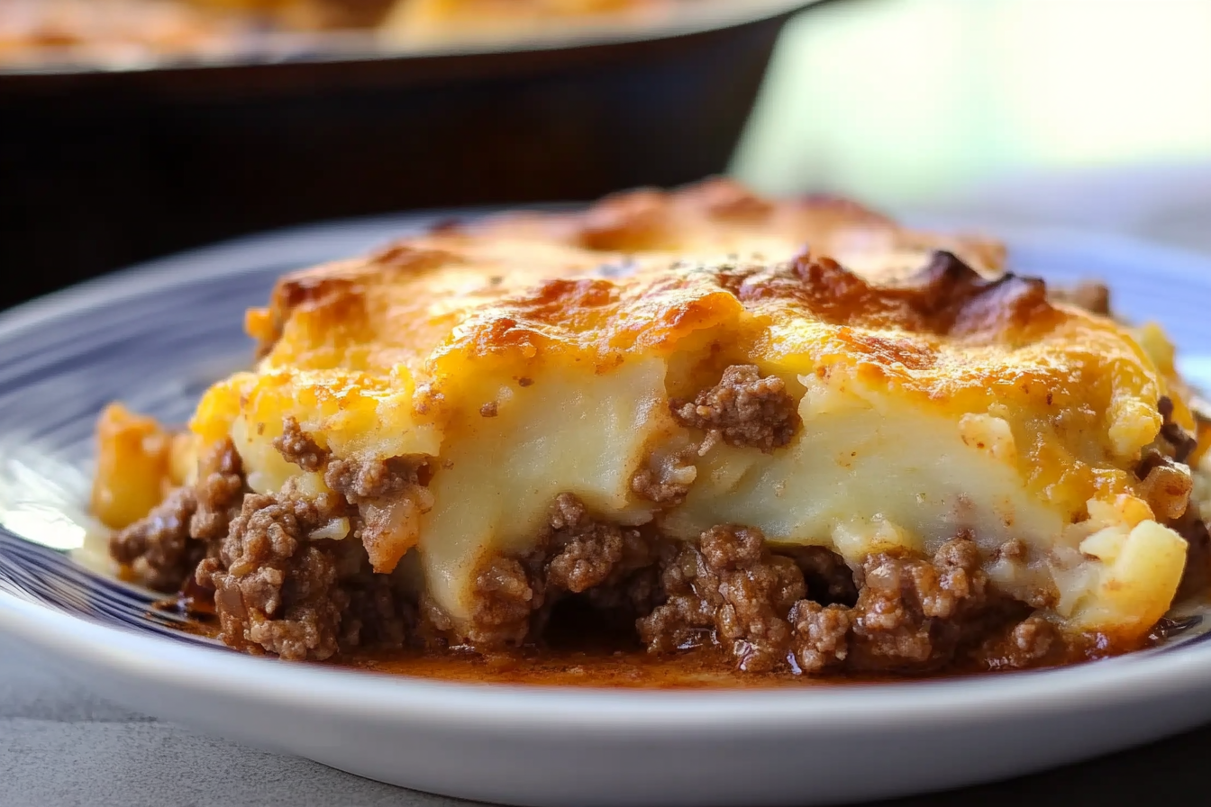 Ground Beef and Potato Bake