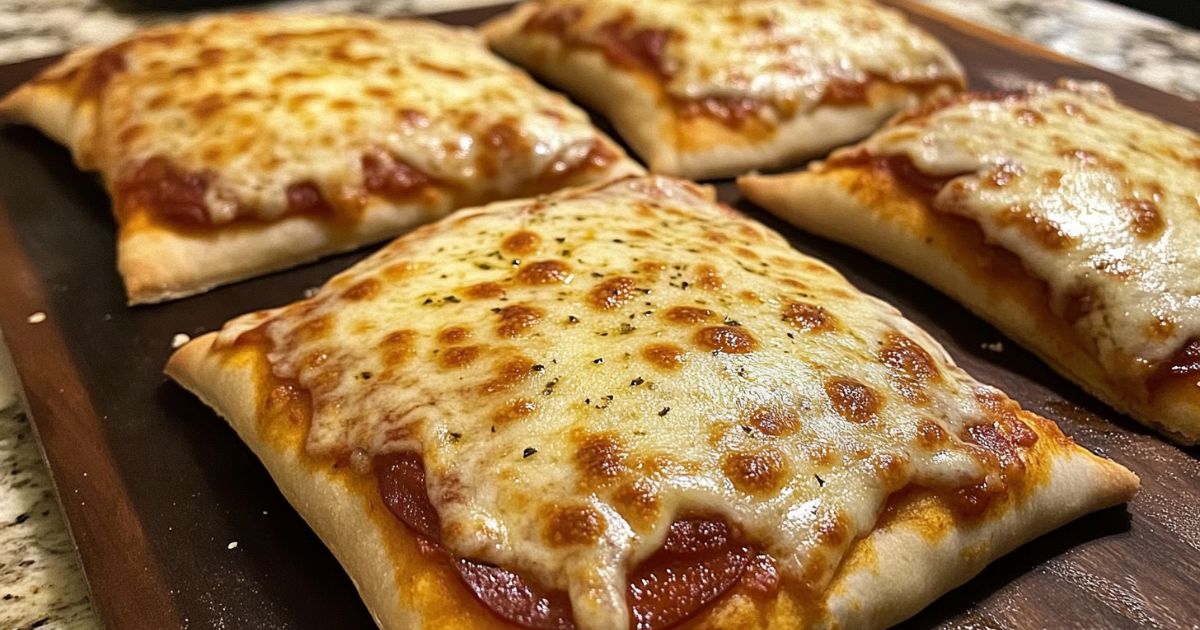 Pepperoni and Cheese Calzones