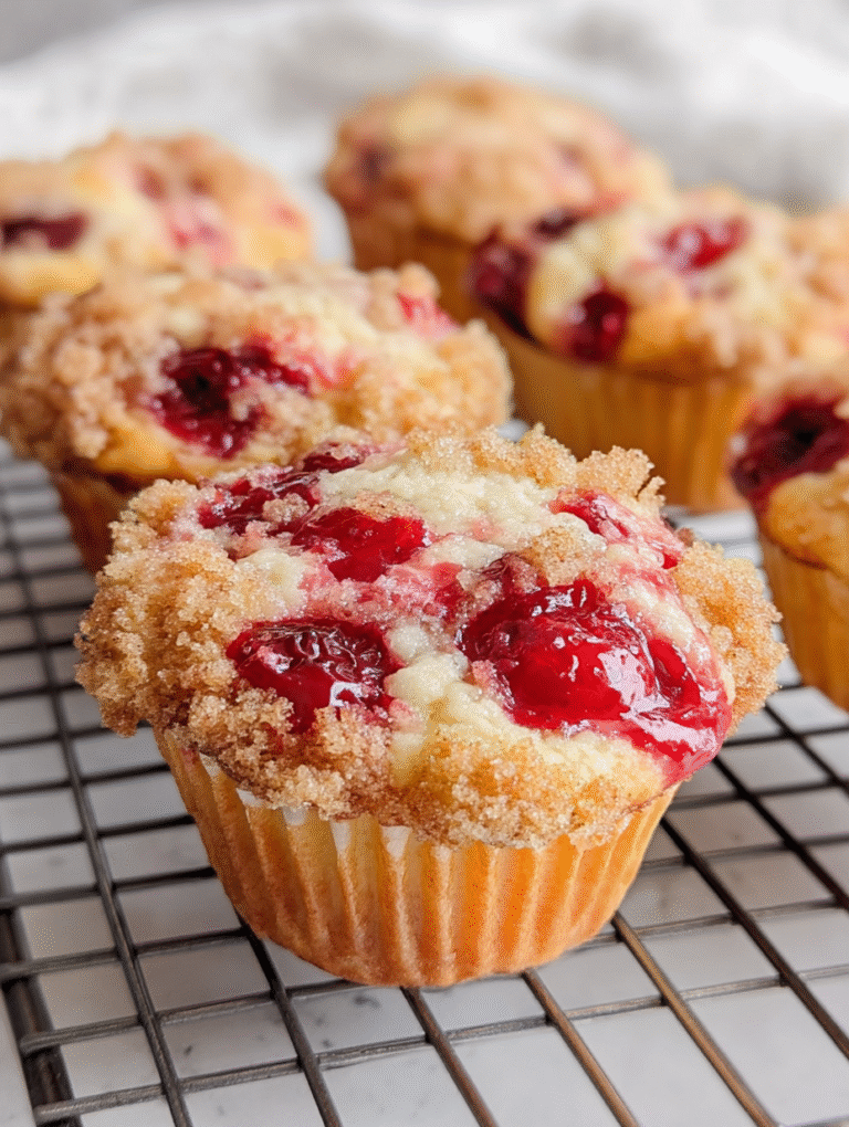 Cherry Cobbler Muffins