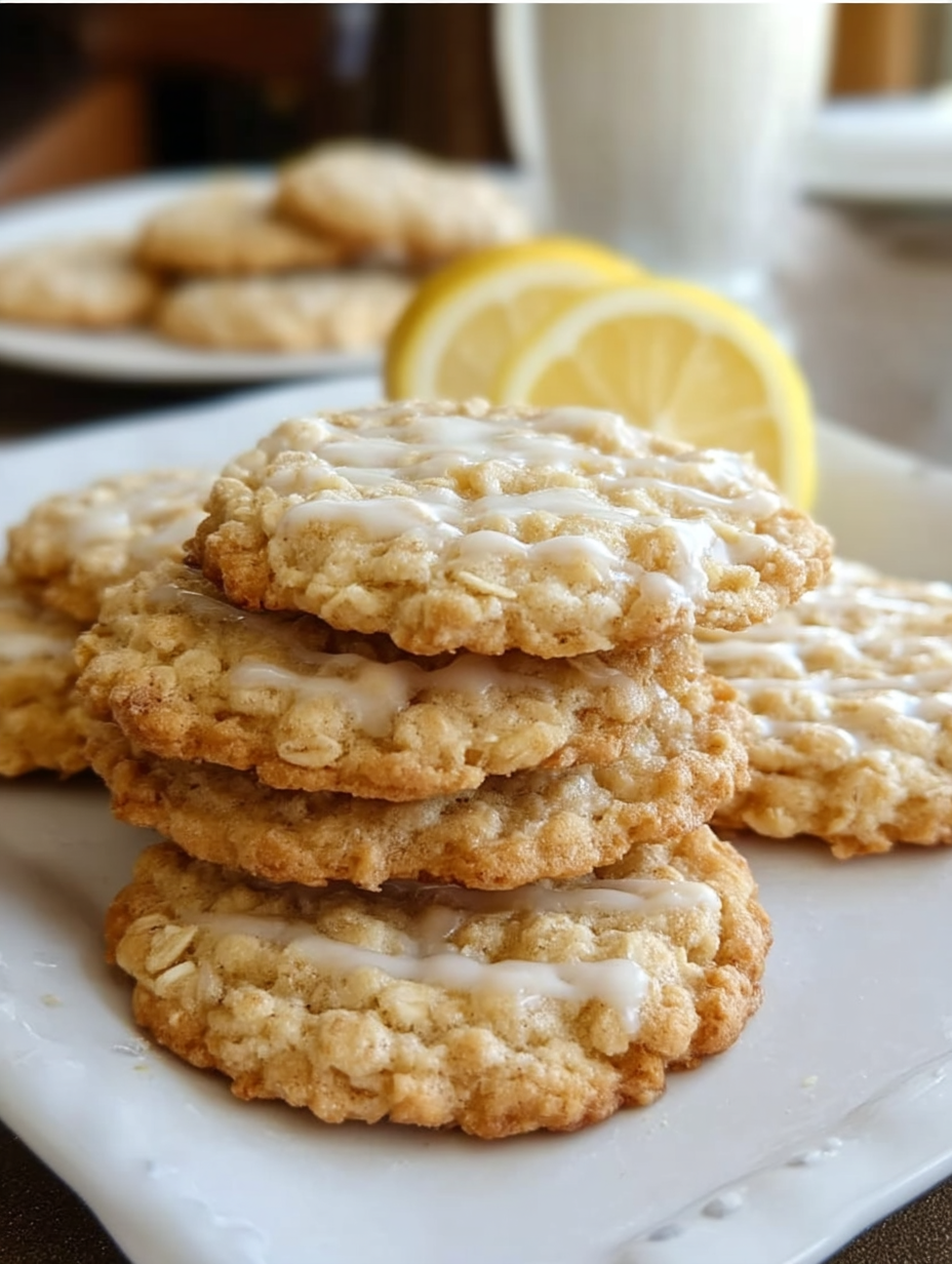 Lemon Oatmeal Cookies