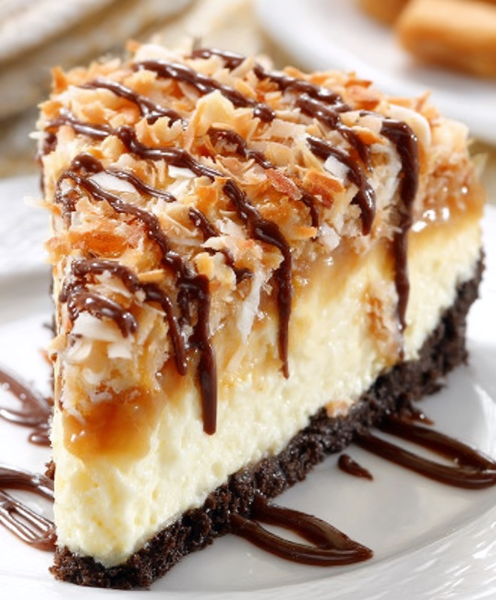 Samoa Cheesecake