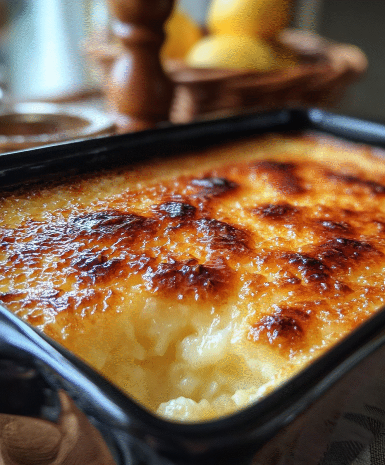 Baked Tapioca Pudding