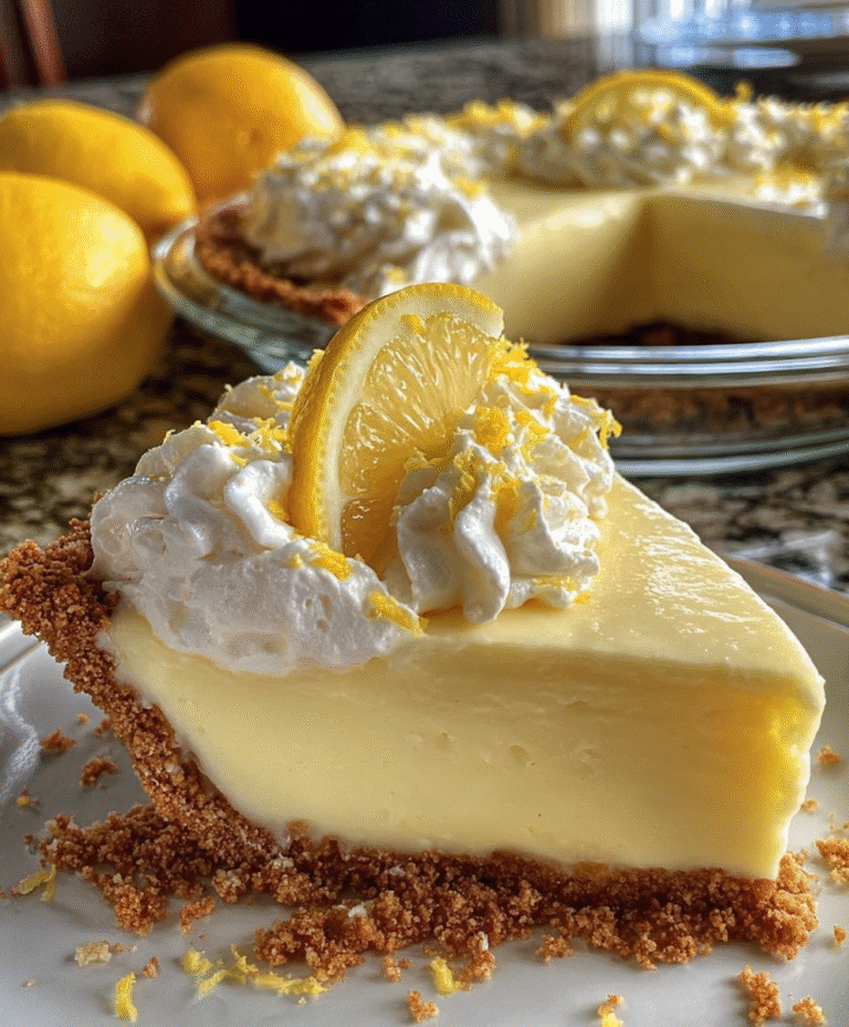 Easy Lemon Cream Cheese Pie