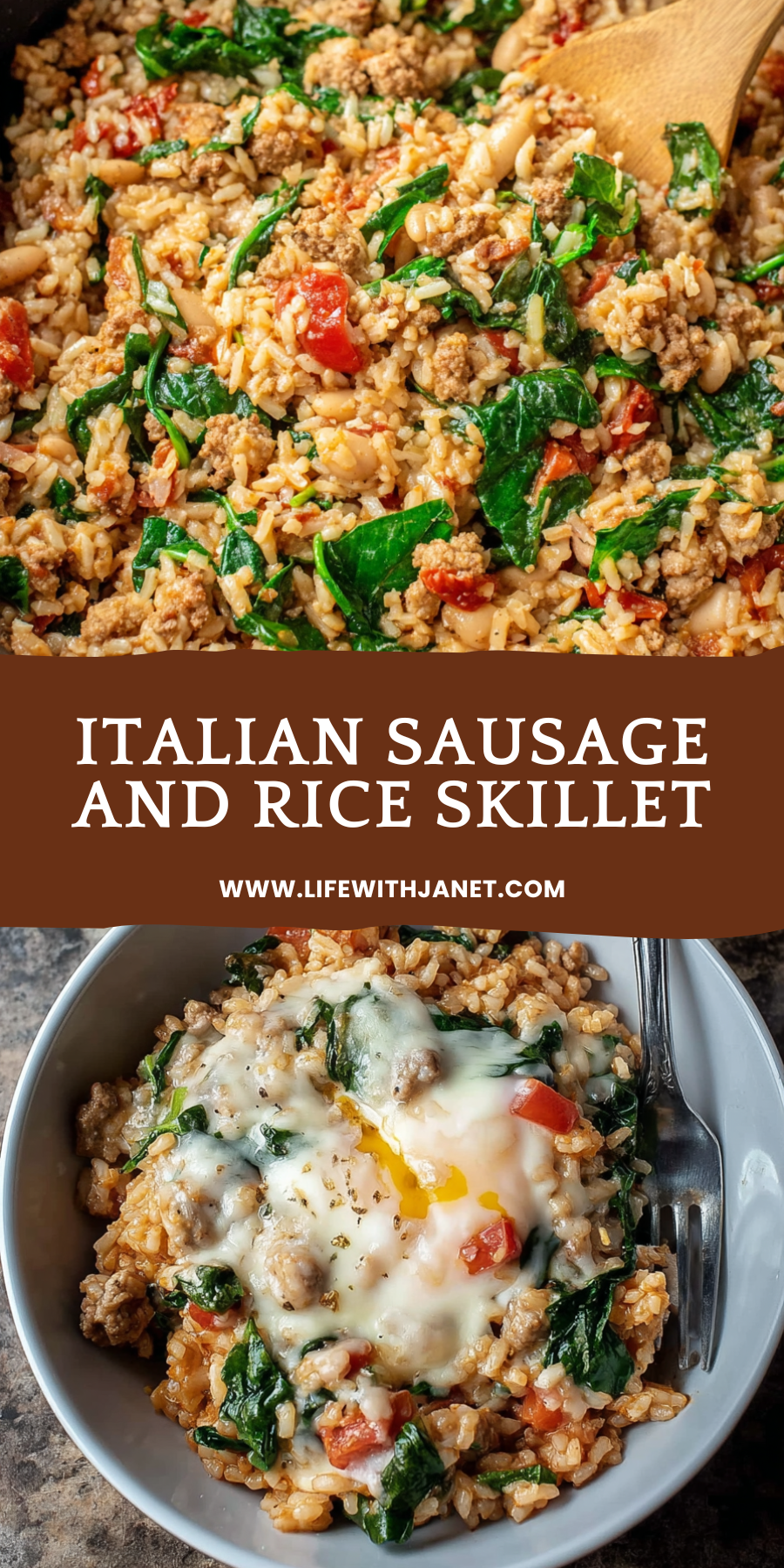 Italian Sausage and Rice Skillet