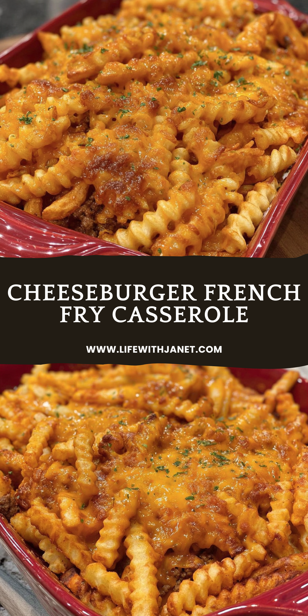 Cheeseburger French Fry Casserole