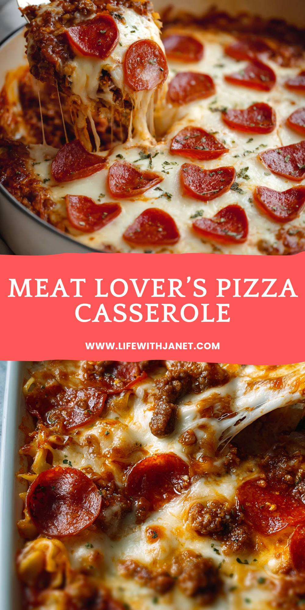 Meat Lover’s Pizza Casserole