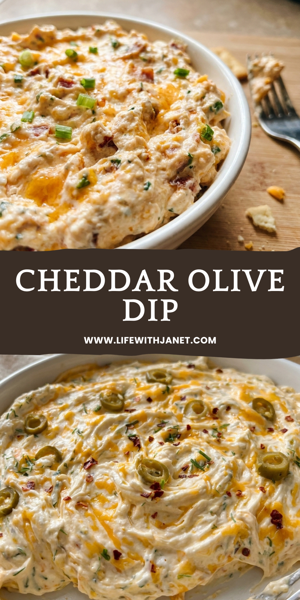 Cheddar Olive Dip